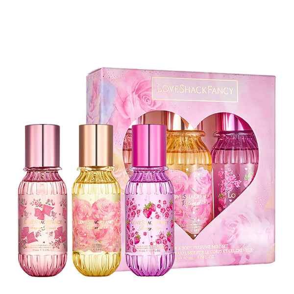 LoveShackFancy Have My Heart Mini Hair & Body Perfume Mist Set ...
